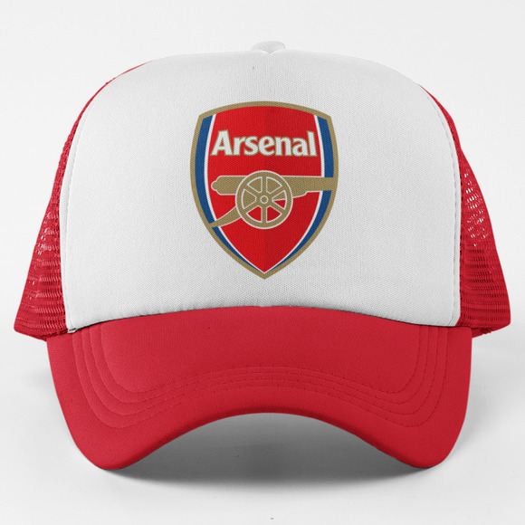 Accessories | New Arsenal Fc Trucker Mesh Snapback Hat 2tone Red | Poshmark